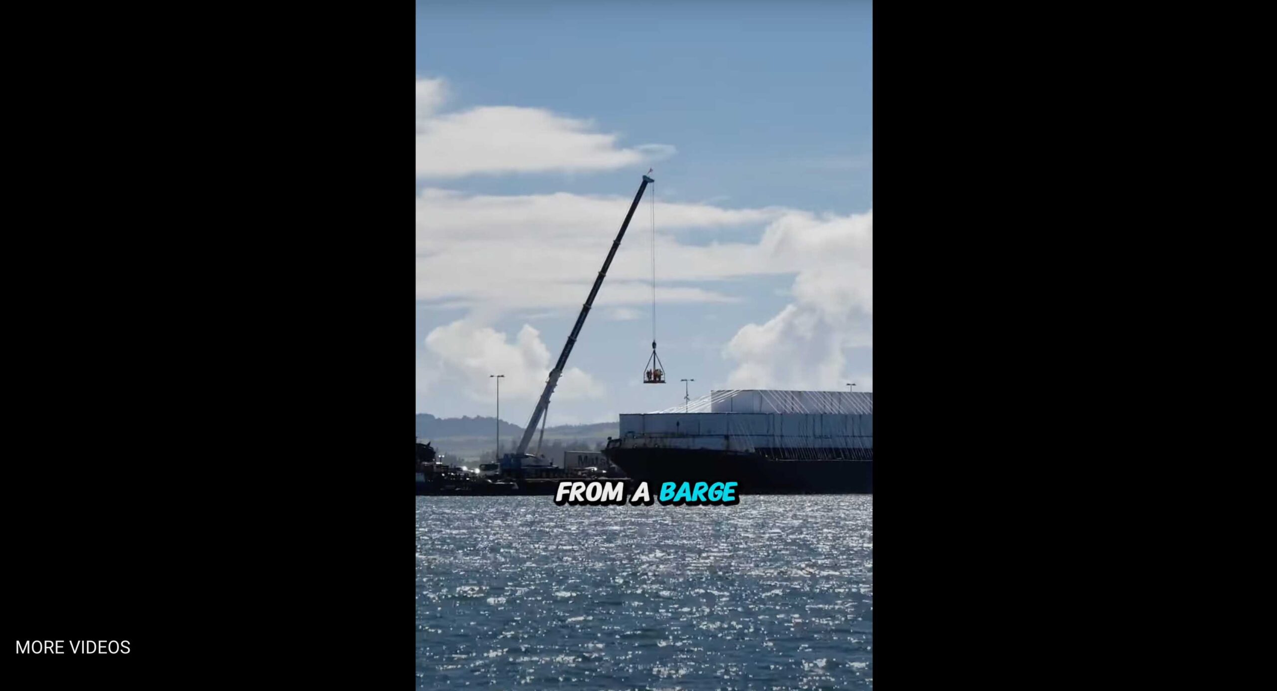Unloading 110 Massive Modules in Just 45 Hours from a Barge | Stream ...